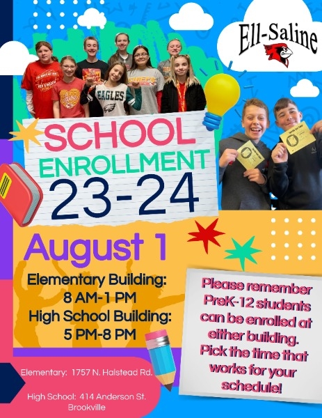 Ell-Saline USD 307 - School Enrollment 23-24
